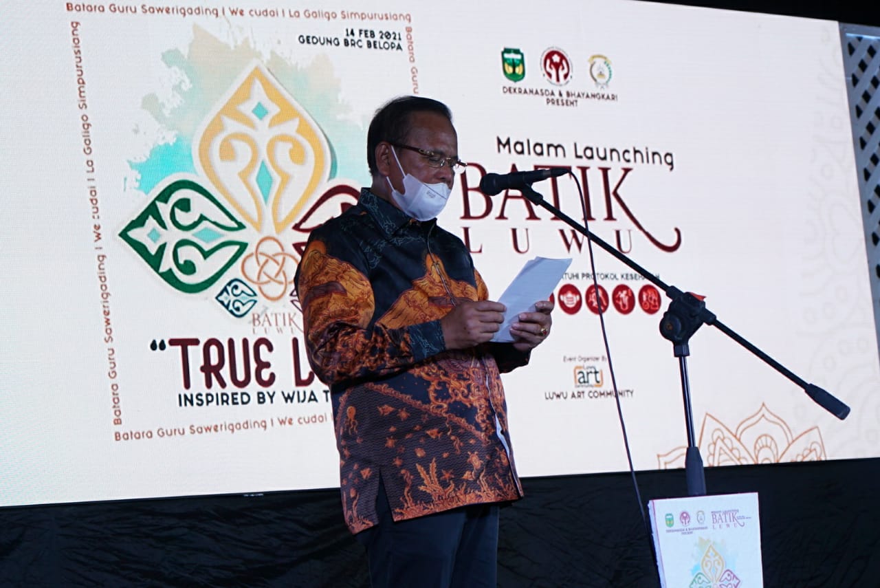 Melaunching Lima Motif Batik Luwu, Bupati Luwu : Ikon Ini Akan Diatur ...